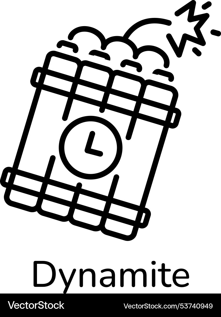 Dynamite Royalty Free Vector Image - VectorStock