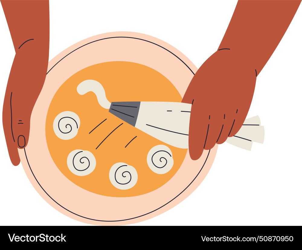 Bakery cooking process Royalty Free Vector Image