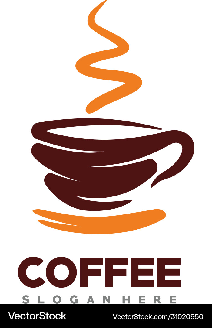 Coffee Logo Inspiration - Cafe & Shop Vector Image