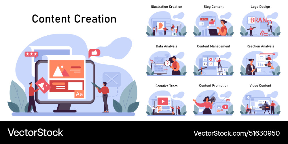 Content Creator Vector Images (over 3,400)