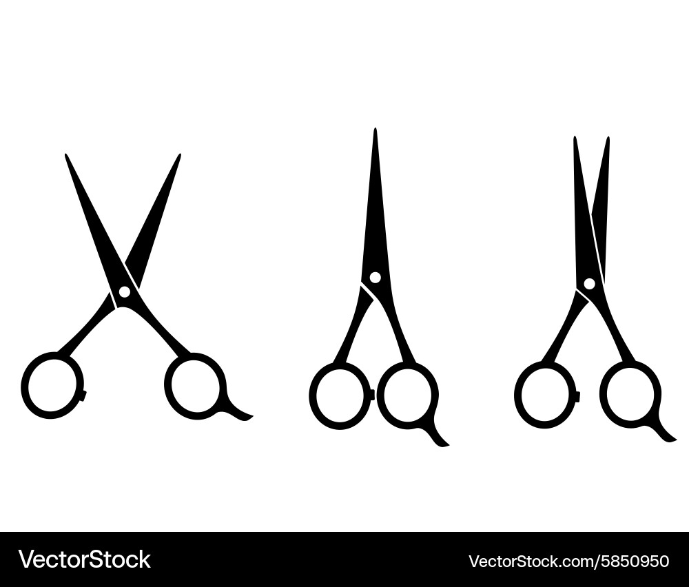 Isolated cutting scissors Royalty Free Vector Image