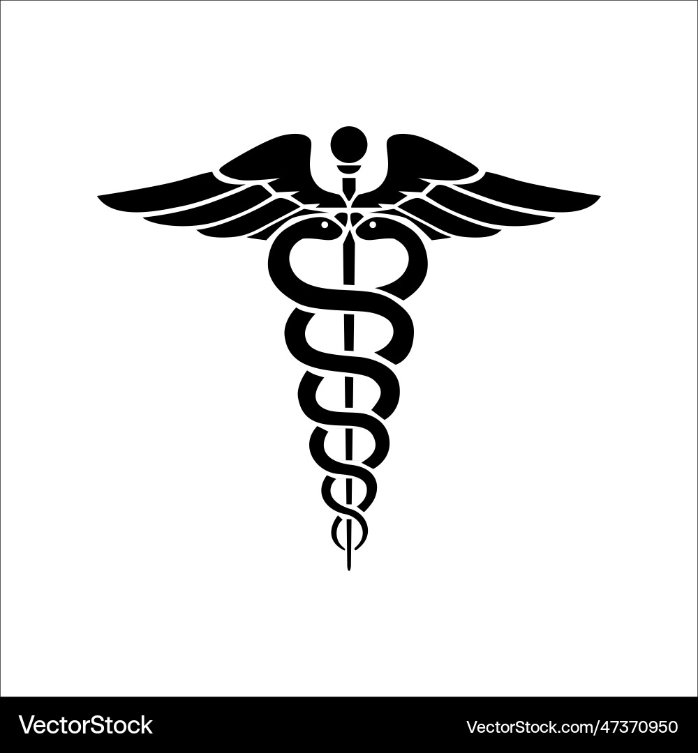 Nurse RN Logo - Clean Lines Royalty Free Vector Image