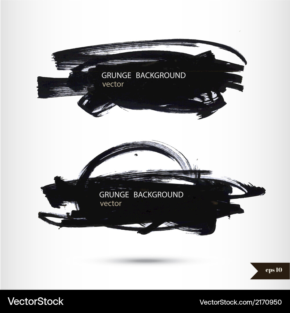 Watercolor Splash Banner Royalty Free Vector Image