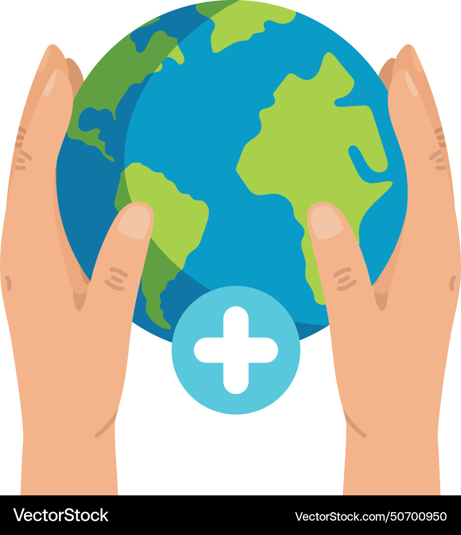 World health day protection Royalty Free Vector Image
