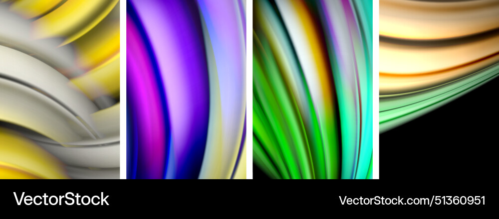 Blurred color line backgrounds Royalty Free Vector Image