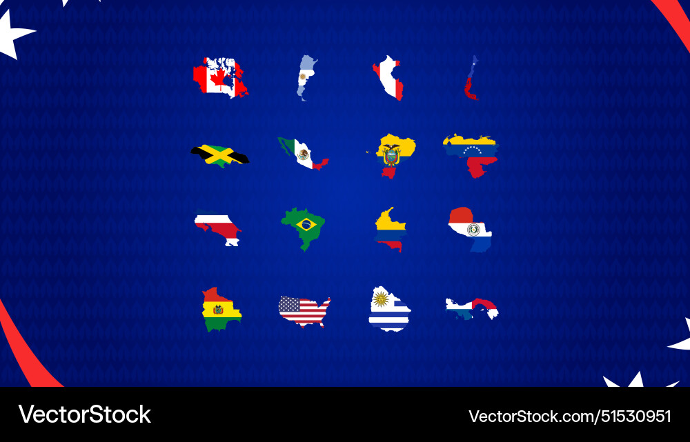 Copa-america4 Royalty Free Vector Image - VectorStock