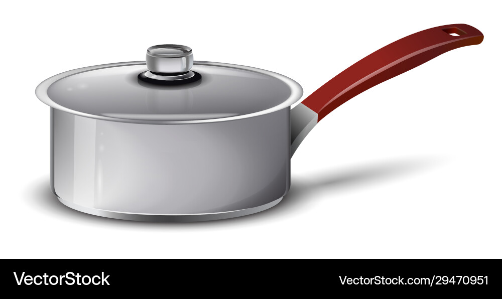 Food in pan Royalty Free Vector Image - VectorStock