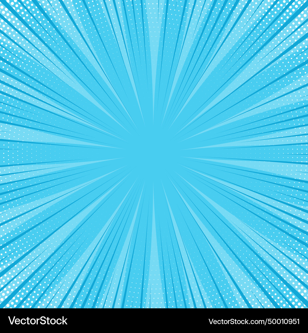 Retro comic book starburst background Royalty Free Vector