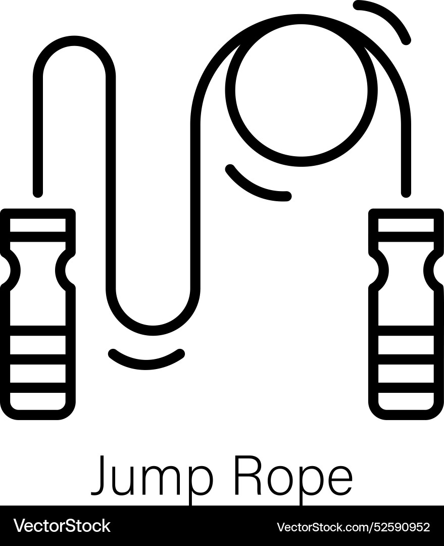 Jump rope Royalty Free Vector Image - VectorStock