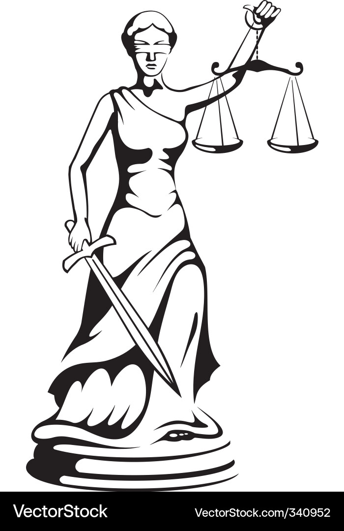 Justice Royalty Free Vector Image - VectorStock