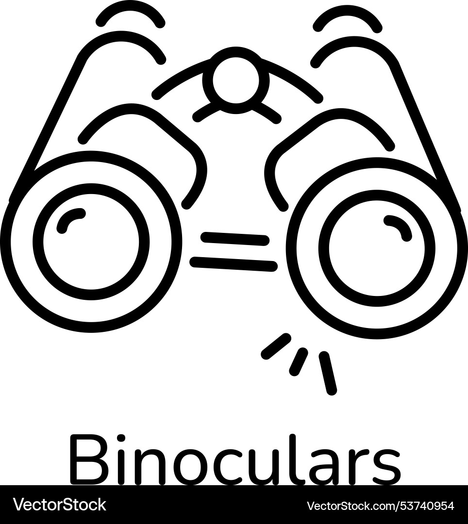 Binoculars Royalty Free Vector Image - VectorStock