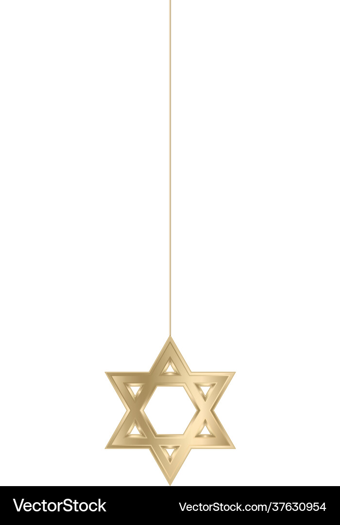 David star Royalty Free Vector Image - VectorStock