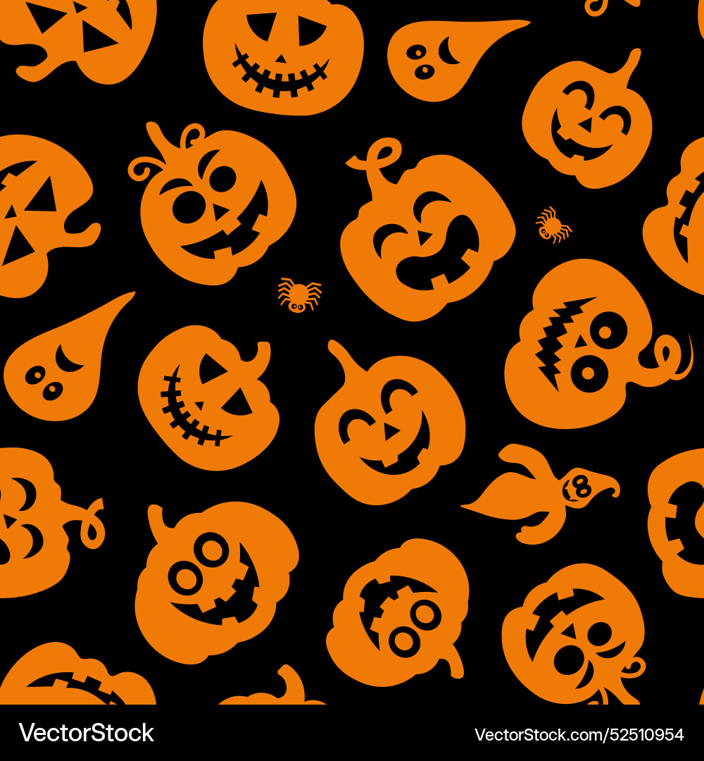 Seamless pattern for halloween design Royalty Free Vector