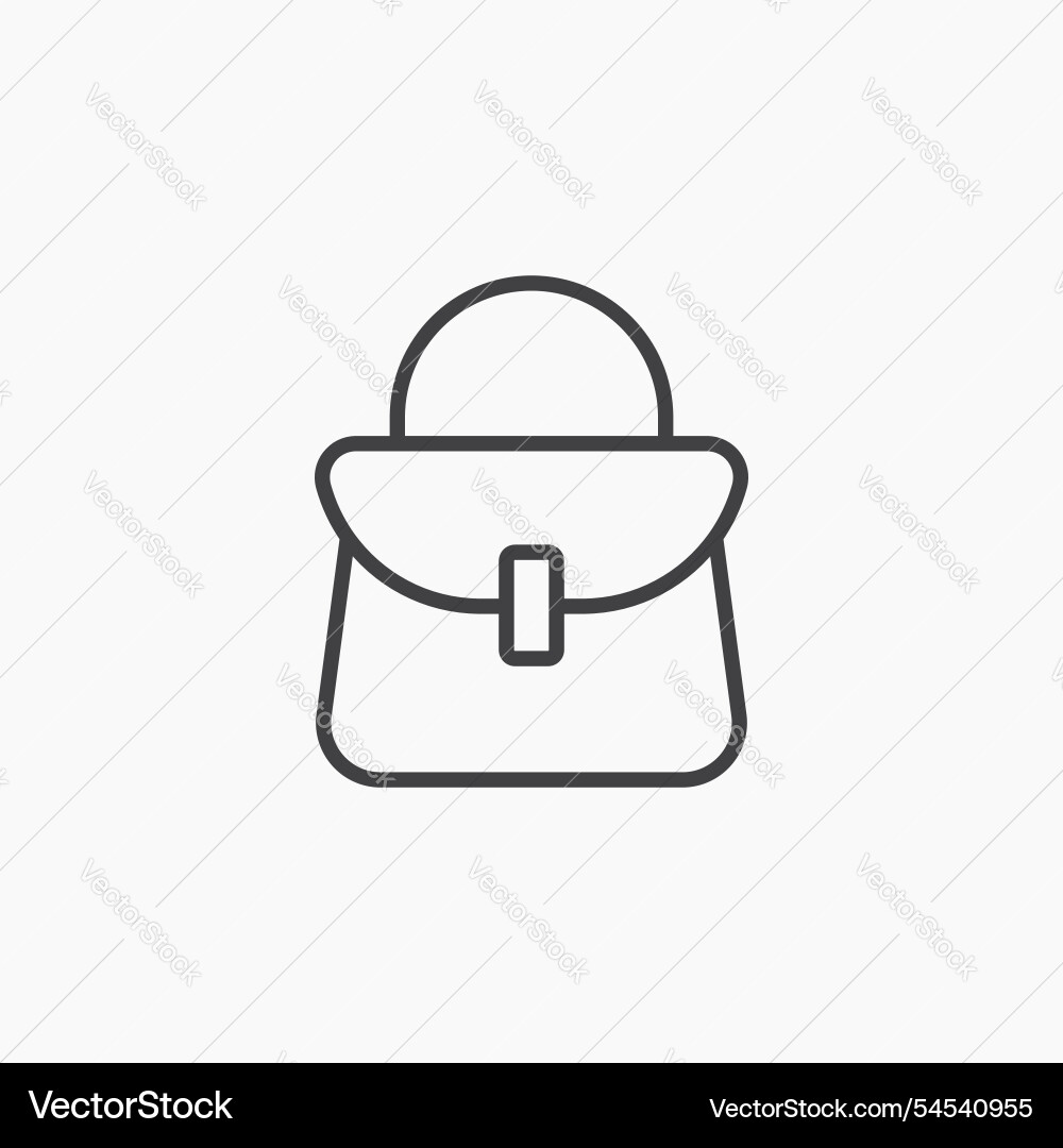 Woman purse icon Royalty Free Vector Image - VectorStock
