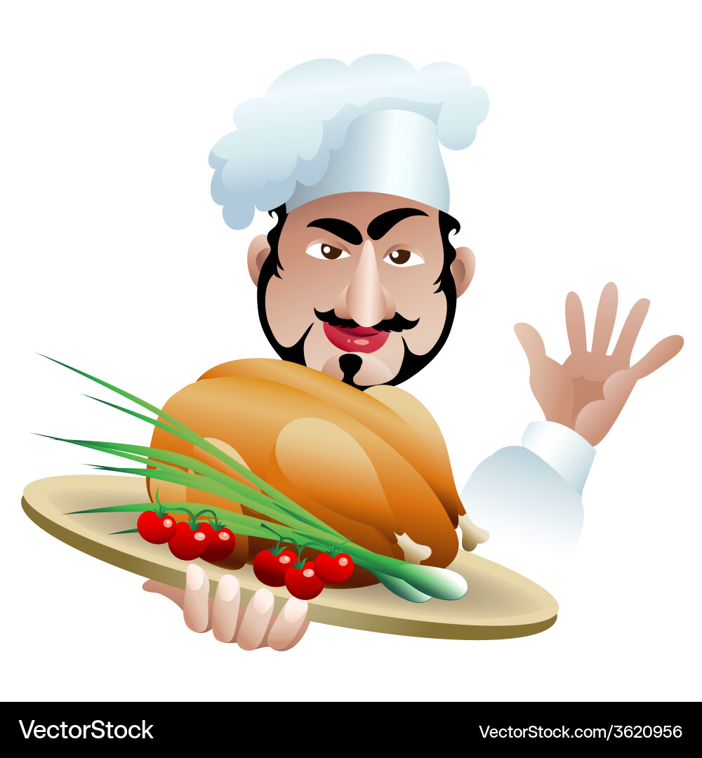 Chief cook Royalty Free Vector Image - VectorStock
