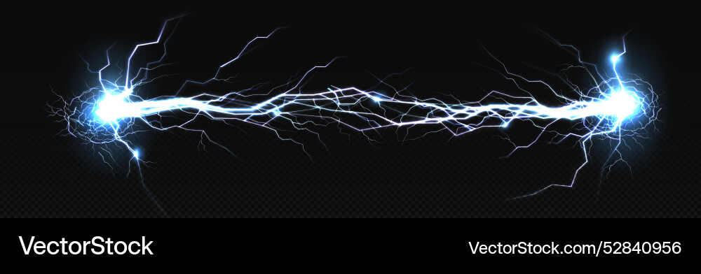 Electric discharge shocked effect for design Vector Image