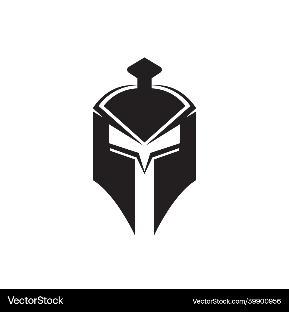 Mask gladiator template Royalty Free Vector Image
