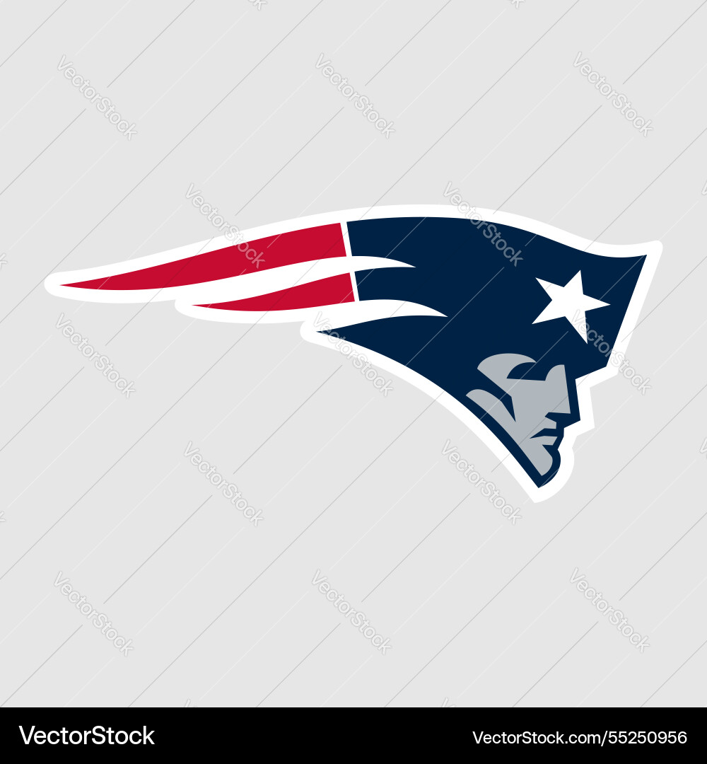 New England Patriots Logo Royalty Free Vector Image