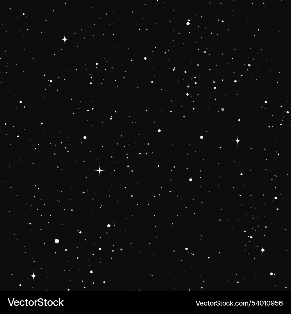 Stellar sky seamless patterns Royalty Free Vector Image