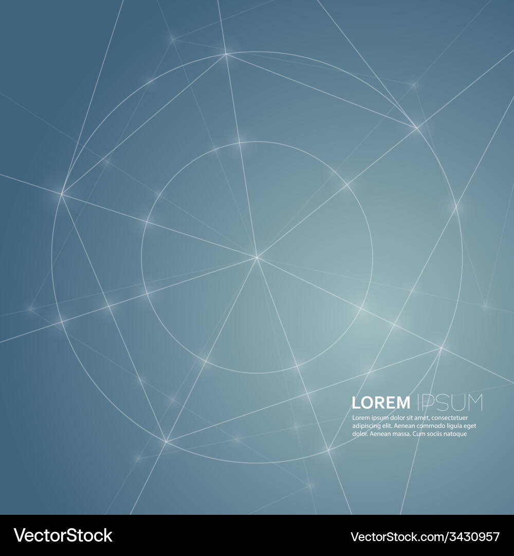 Blue abstract background with transparent mesh Vector Image