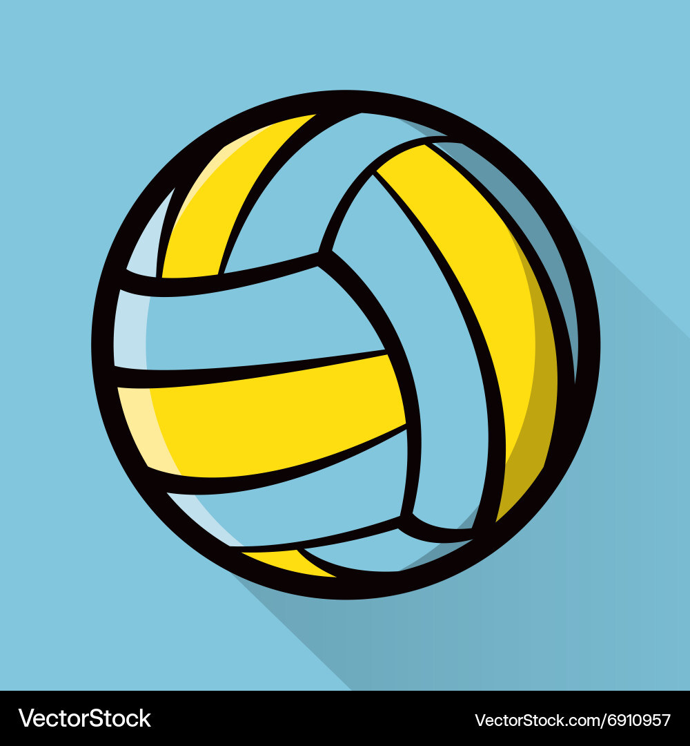 Volleyball icon Royalty Free Vector Image - VectorStock