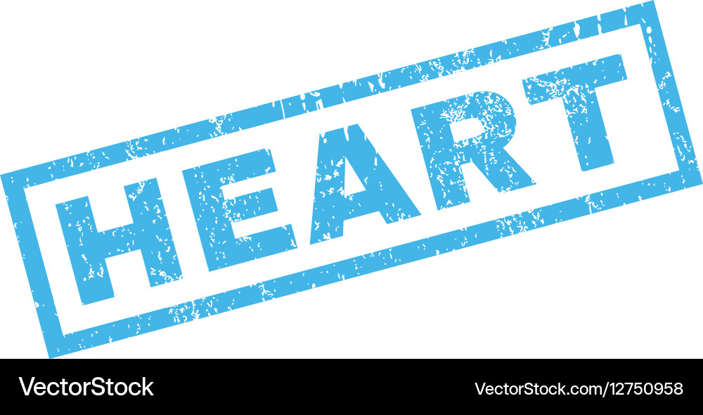 Heart rubber stamp Royalty Free Vector Image - VectorStock