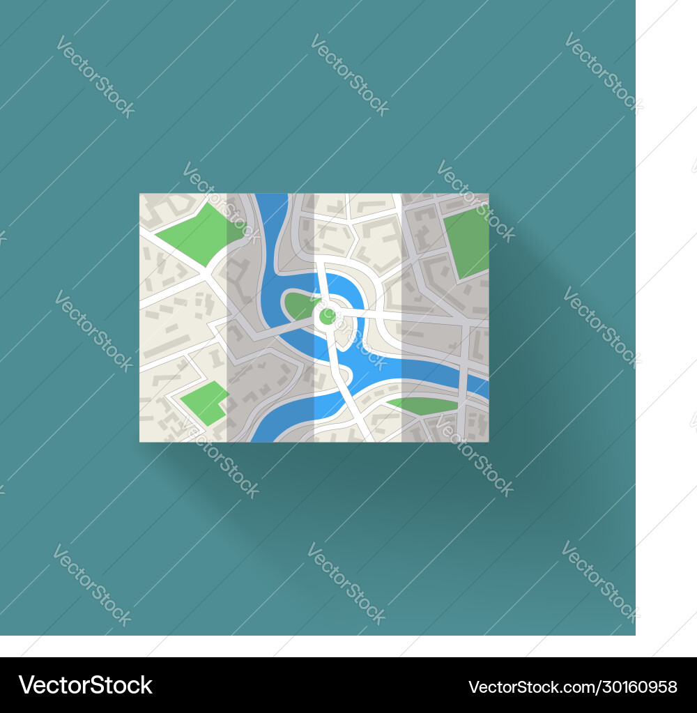 Picture map Royalty Free Vector Image - VectorStock