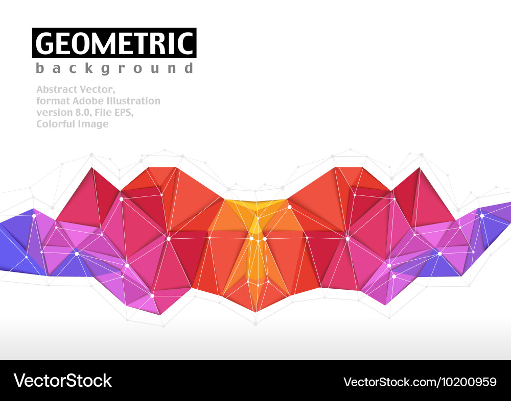 Abstract geometric background Royalty Free Vector Image