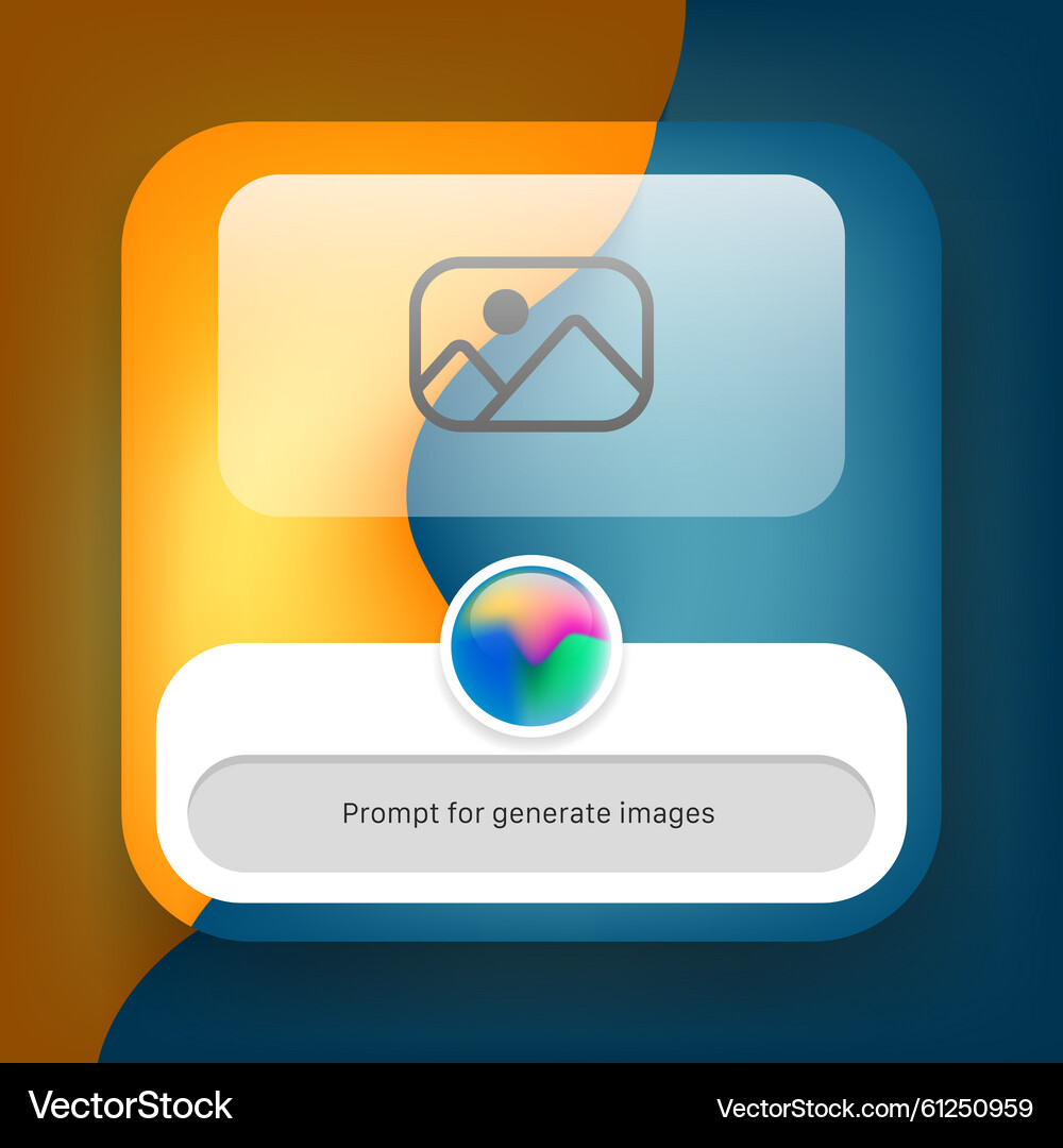 AI Image Generation Interface – Royalty-Free Vector | VectorStock