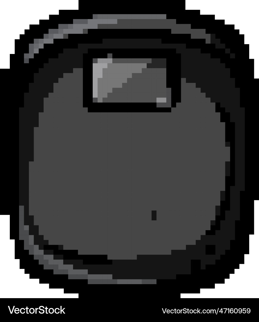 Balance weigh scales game pixel art Royalty Free Vector