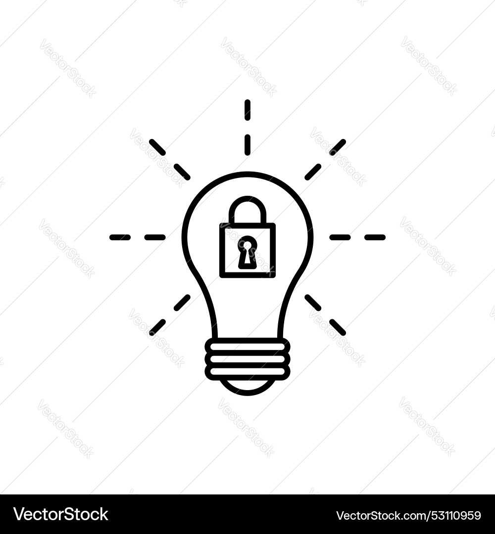 Patent and intellectual property icon Royalty Free Vector