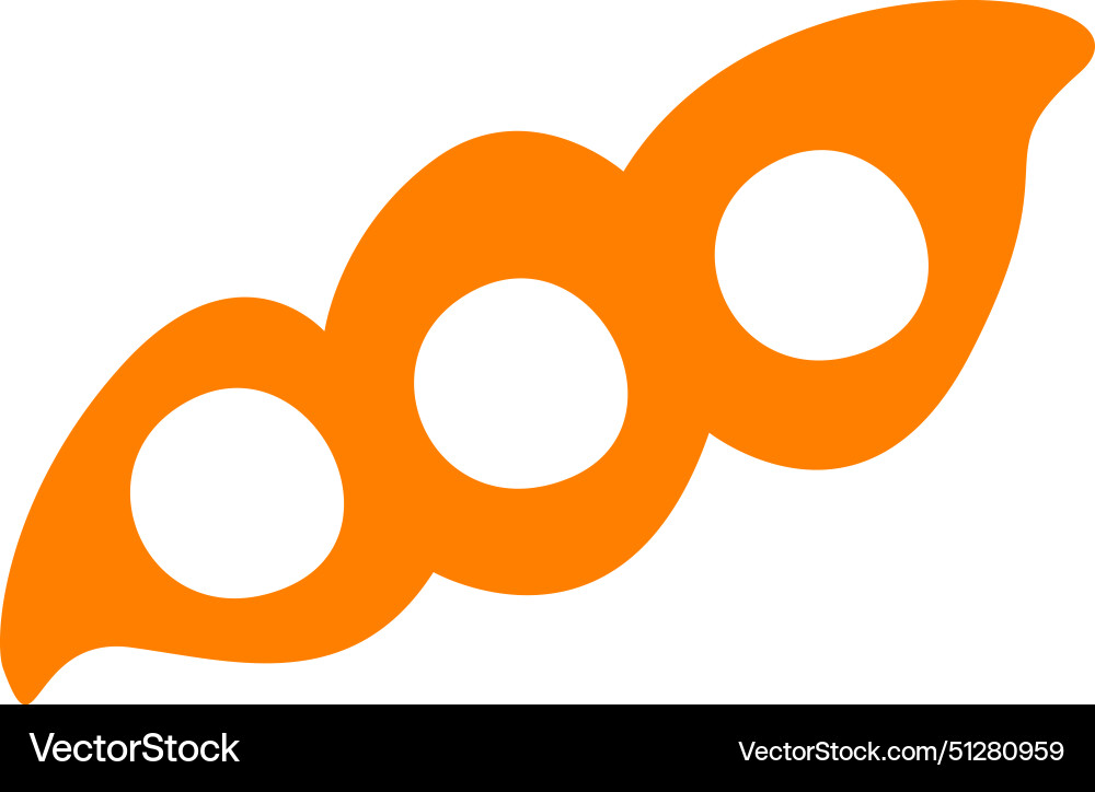 Pea beans icon Royalty Free Vector Image - VectorStock