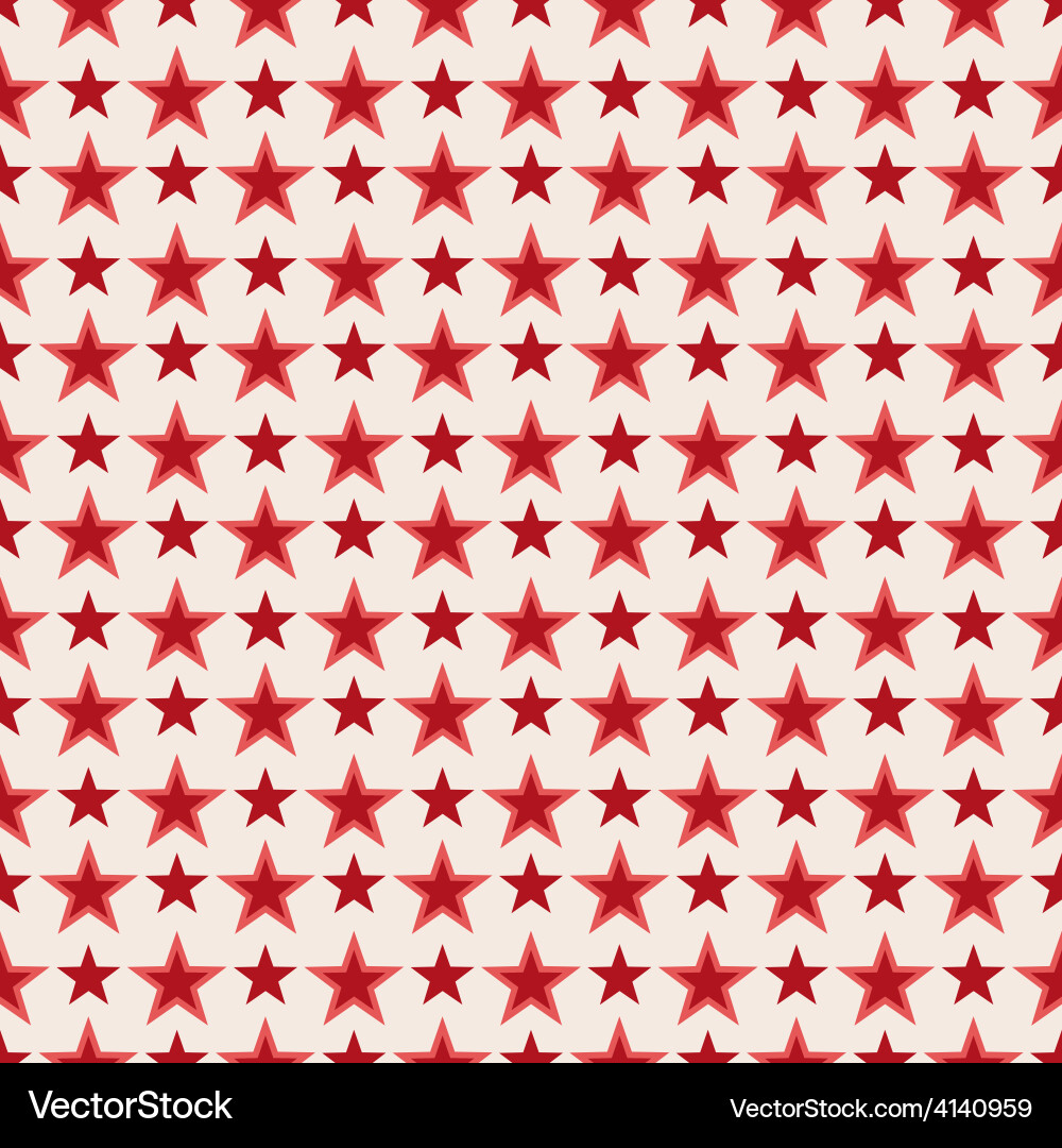 Retro Star Pattern Royalty Free Vector Image - VectorStock