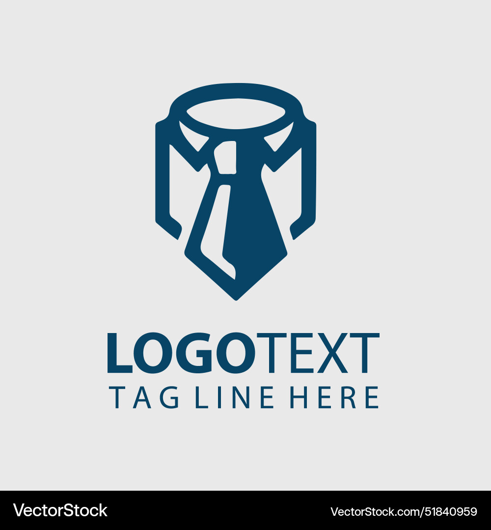 Tie logo Royalty Free Vector Image - VectorStock