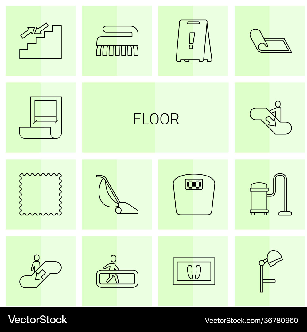 Boden Icons Lizenzfreies Vektorbild - VectorStock