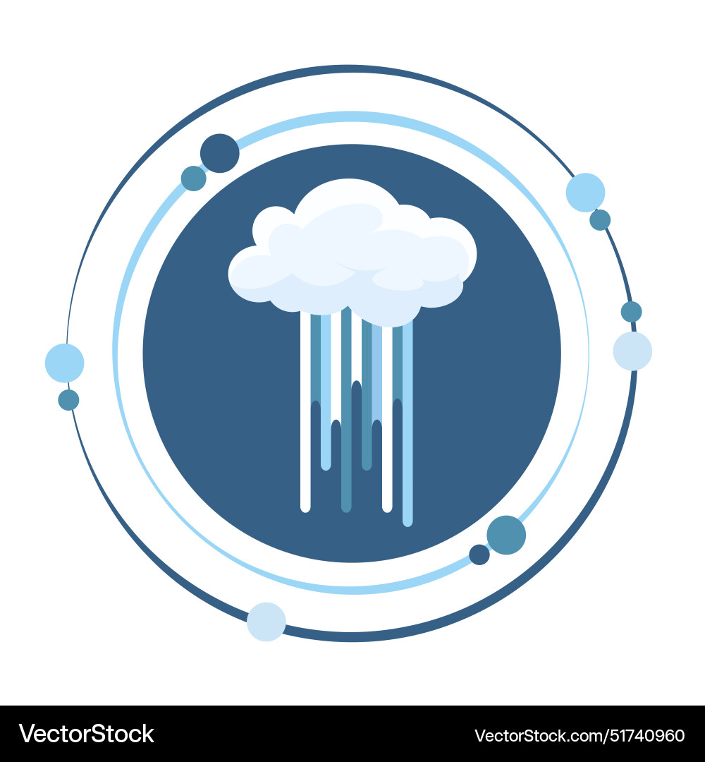 Raincloud icon Royalty Free Vector Image - VectorStock
