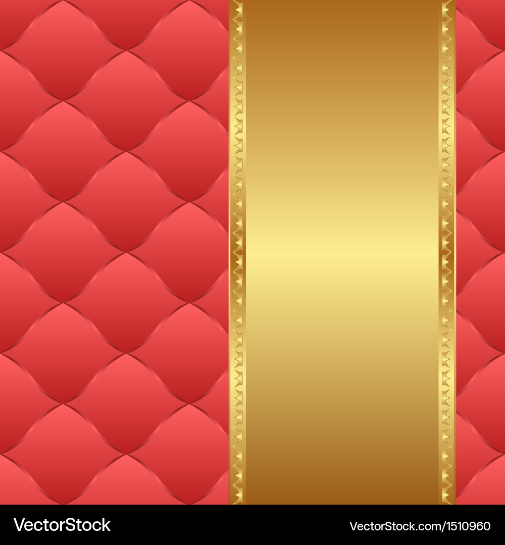 Red and gold background Royalty Free Vector Image