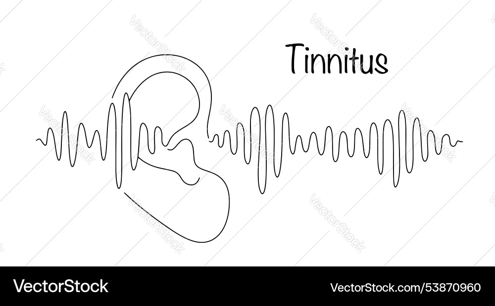 Tinnitus Royalty Free Vector Image - VectorStock