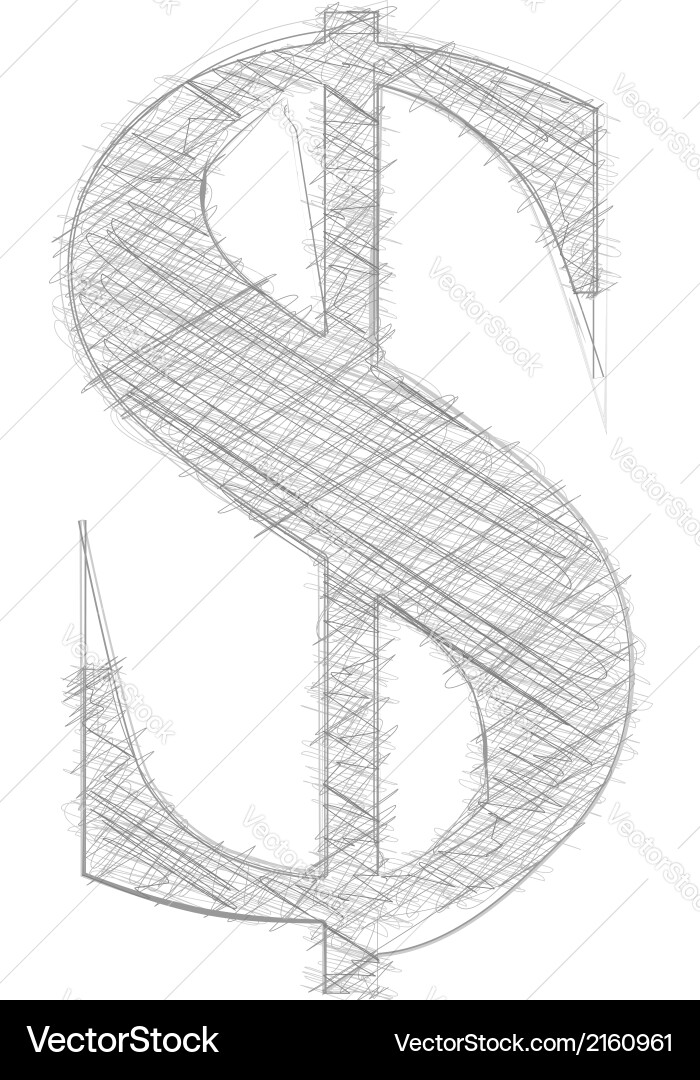 Freehand symbol Royalty Free Vector Image - VectorStock