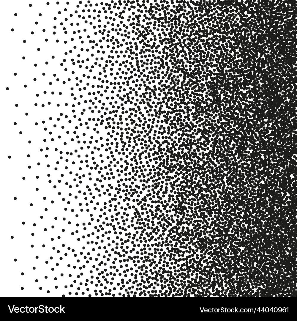 Stipple pattern dotted geometric background Vector Image