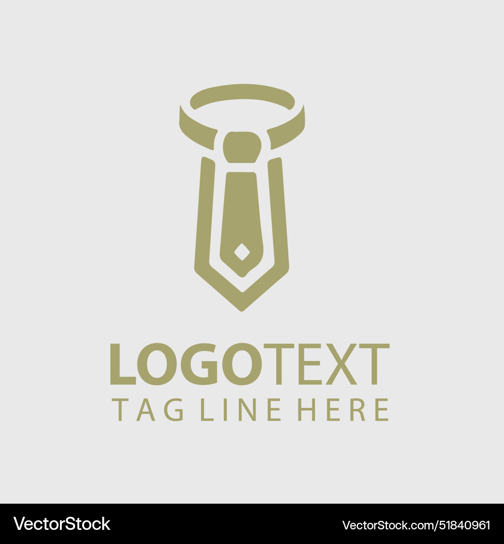 Tie logo Royalty Free Vector Image - VectorStock
