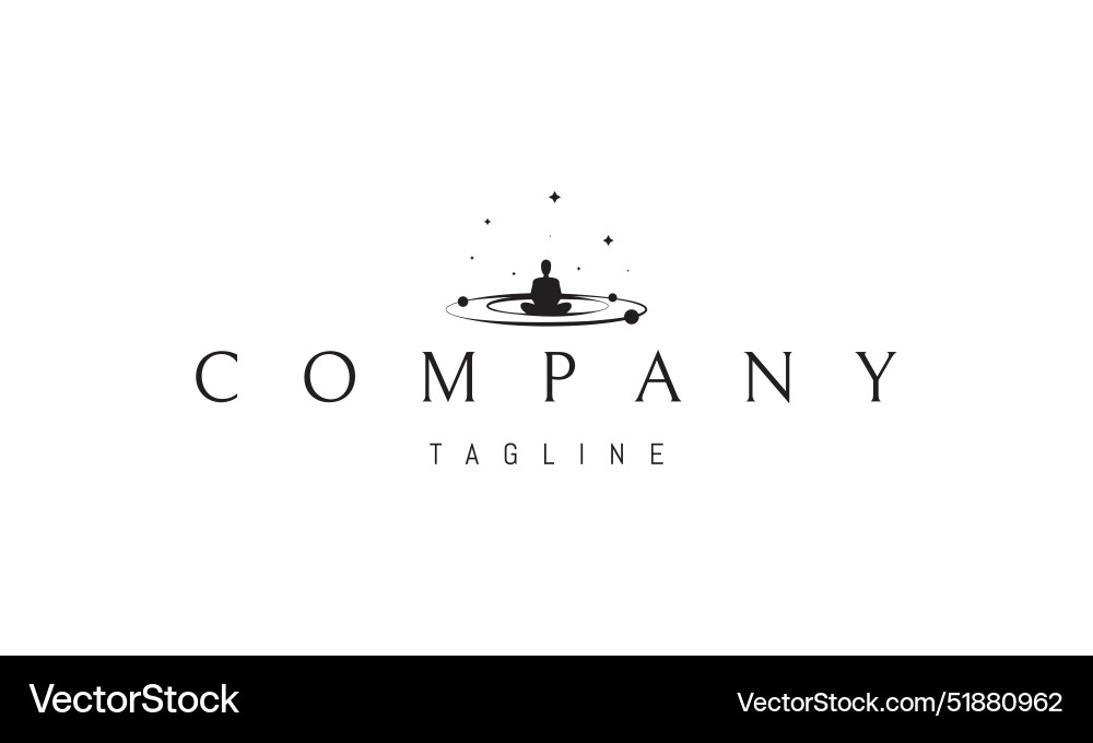 A logo with an abstract image Royalty Free Vector Image