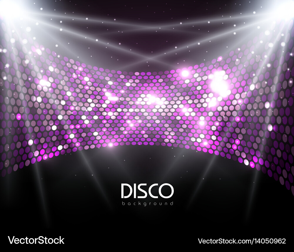 Disco abstract background ball texture Royalty Free Vector