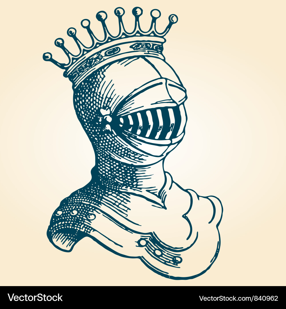 Kings armor Royalty Free Vector Image - VectorStock