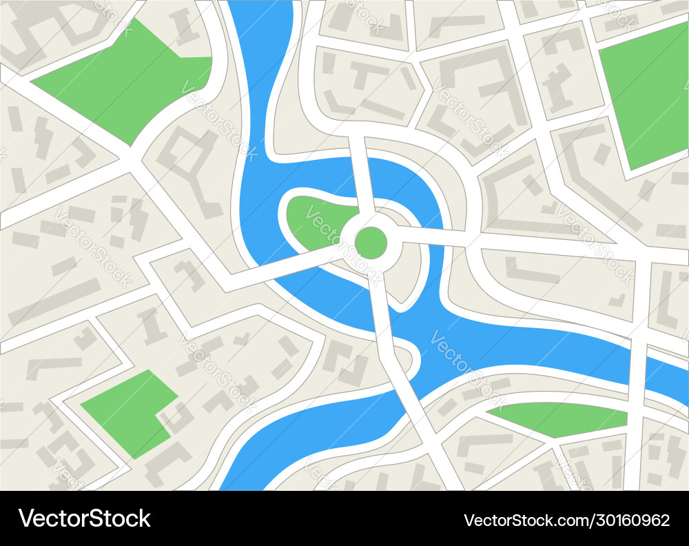 Paper map background Royalty Free Vector Image