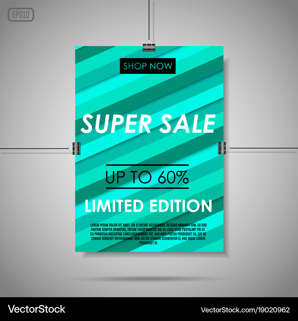 Super sale background Royalty Free Vector Image