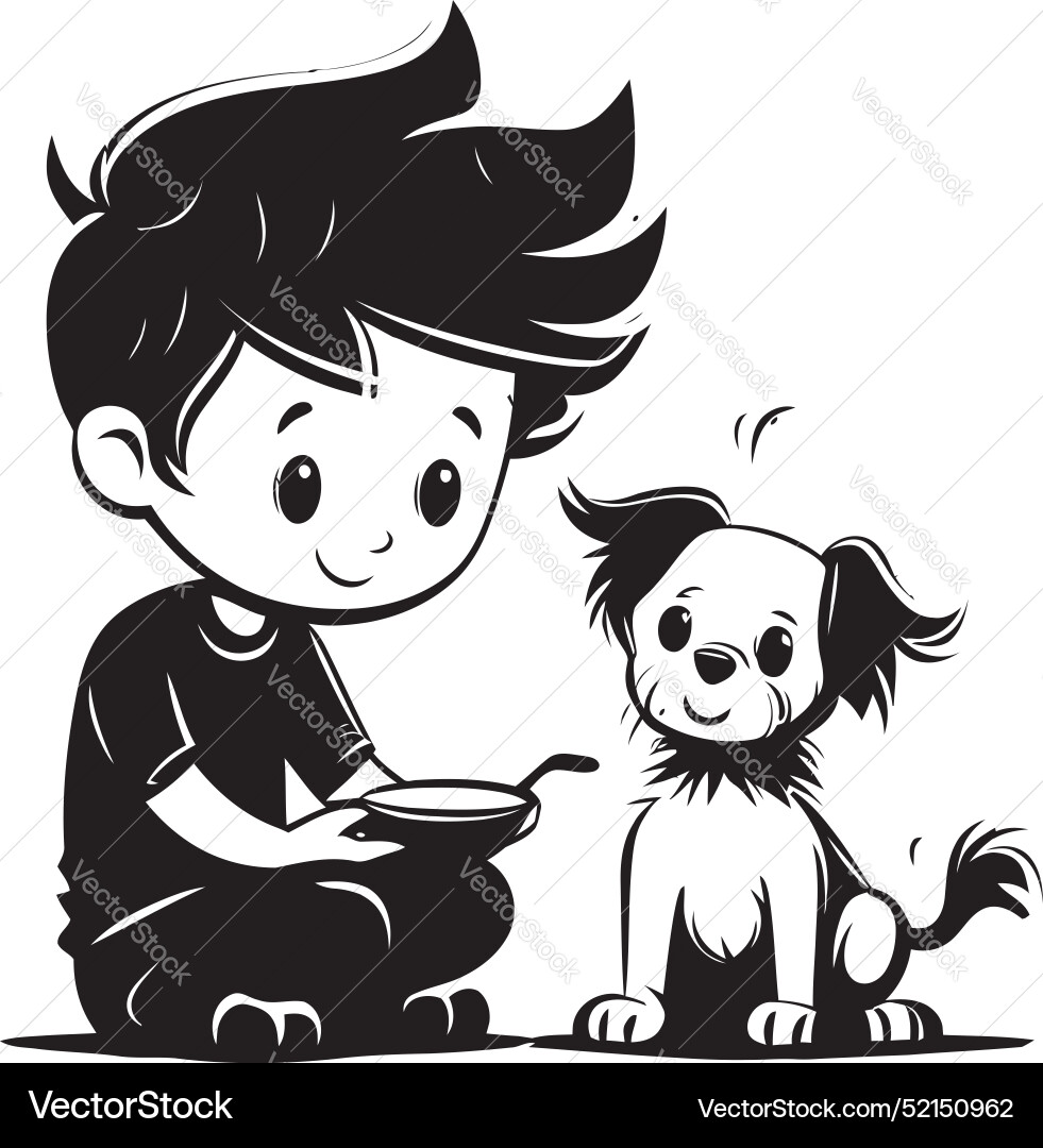 Tender touches cartoon design little helper small Vector Image