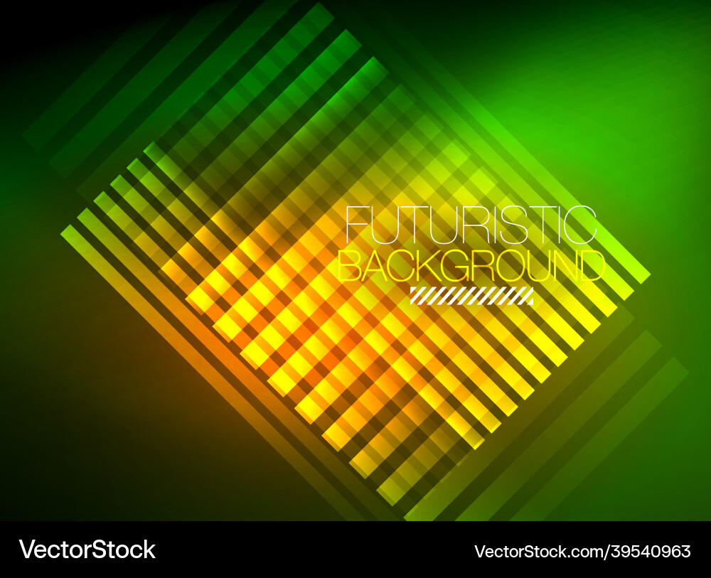 Bright neon color techno abstract background Vector Image
