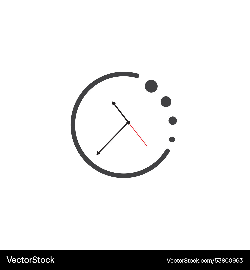 Clock logo Royalty Free Vector Image - VectorStock
