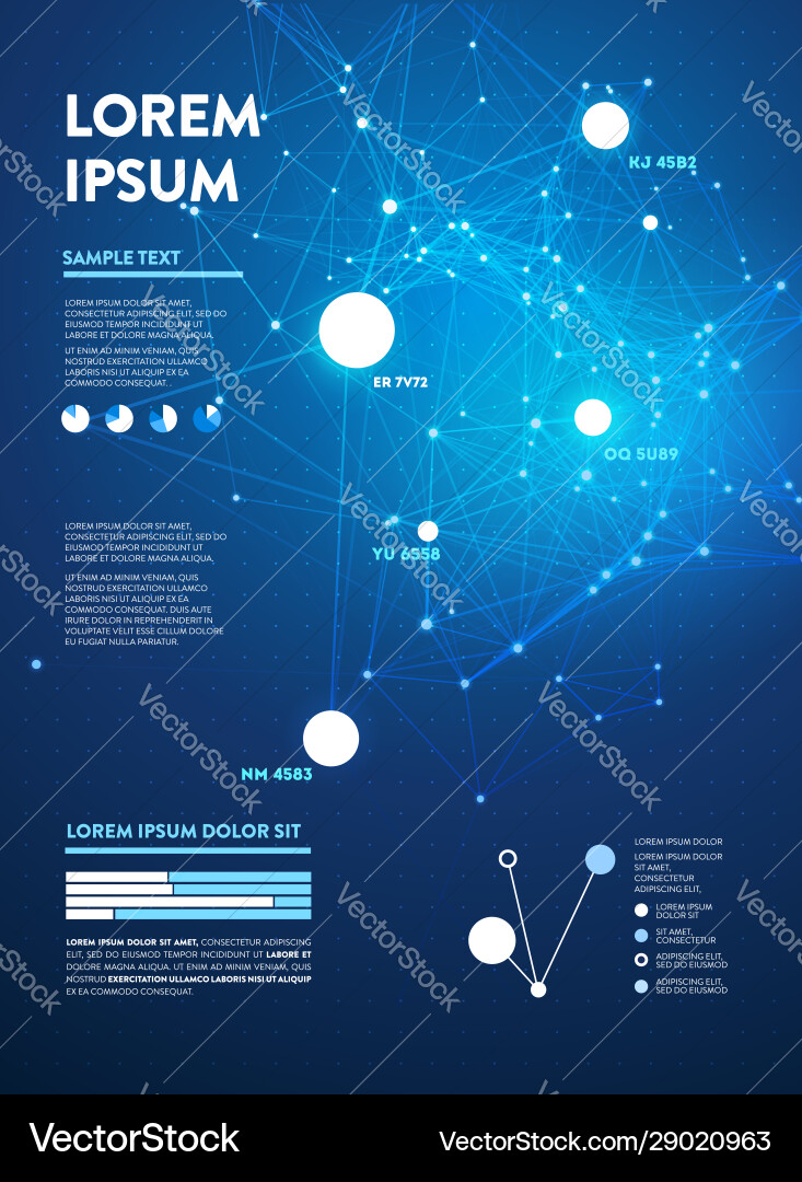 Futuristic infographic information aesthetic Vector Image